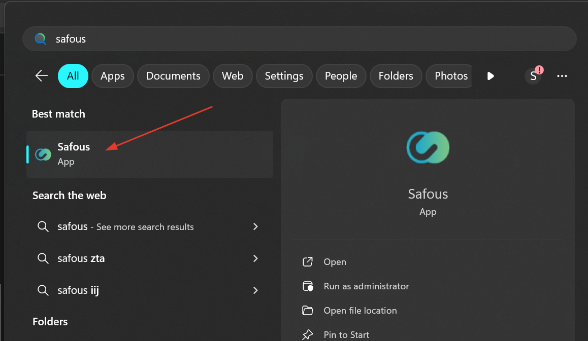 Silent Installation of Safous Agent