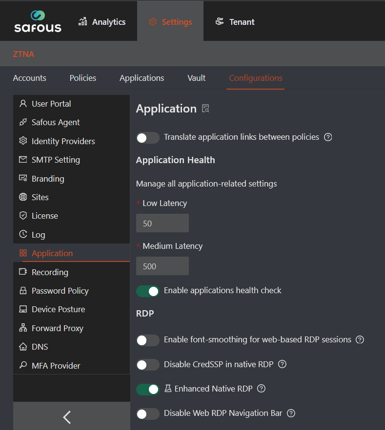 [ZTA] Add RDP Application