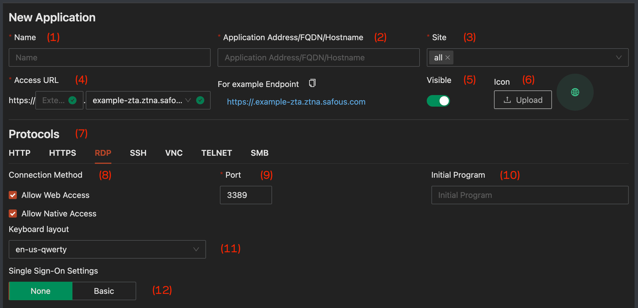 [PRA][ZTA] Add RDP Application